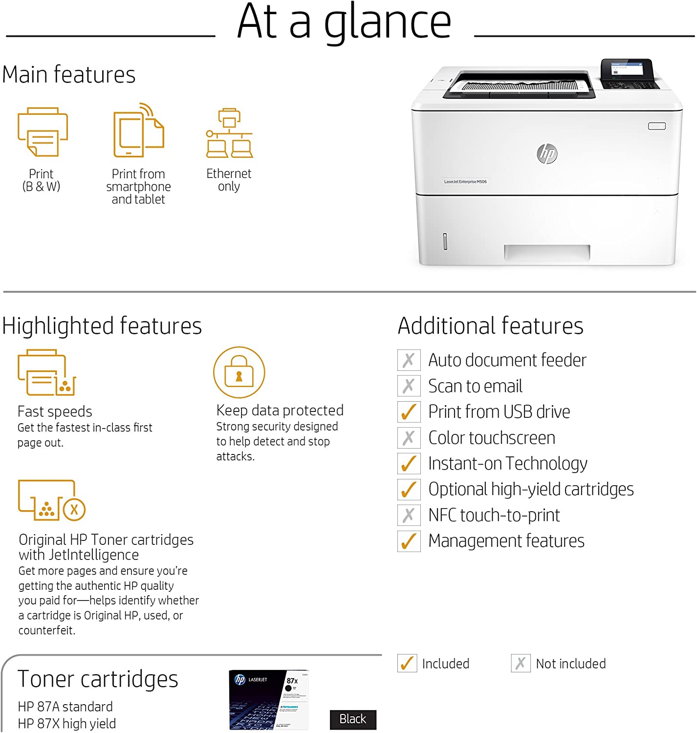 HP LaserJet Enterprise M506dn